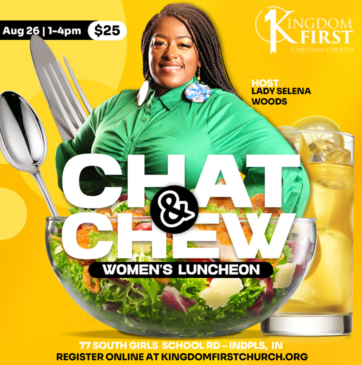 "Chat and Chew" with Lady Selena Women's Luncheon - Kindgom First Church